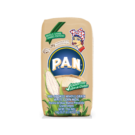 PAN CORN MEAL WHOLE GR 1KG
