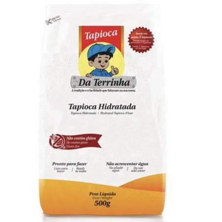 TAPIOCA DA TERRINHA HYDRATED TAPIOCA FLOUR 500G
